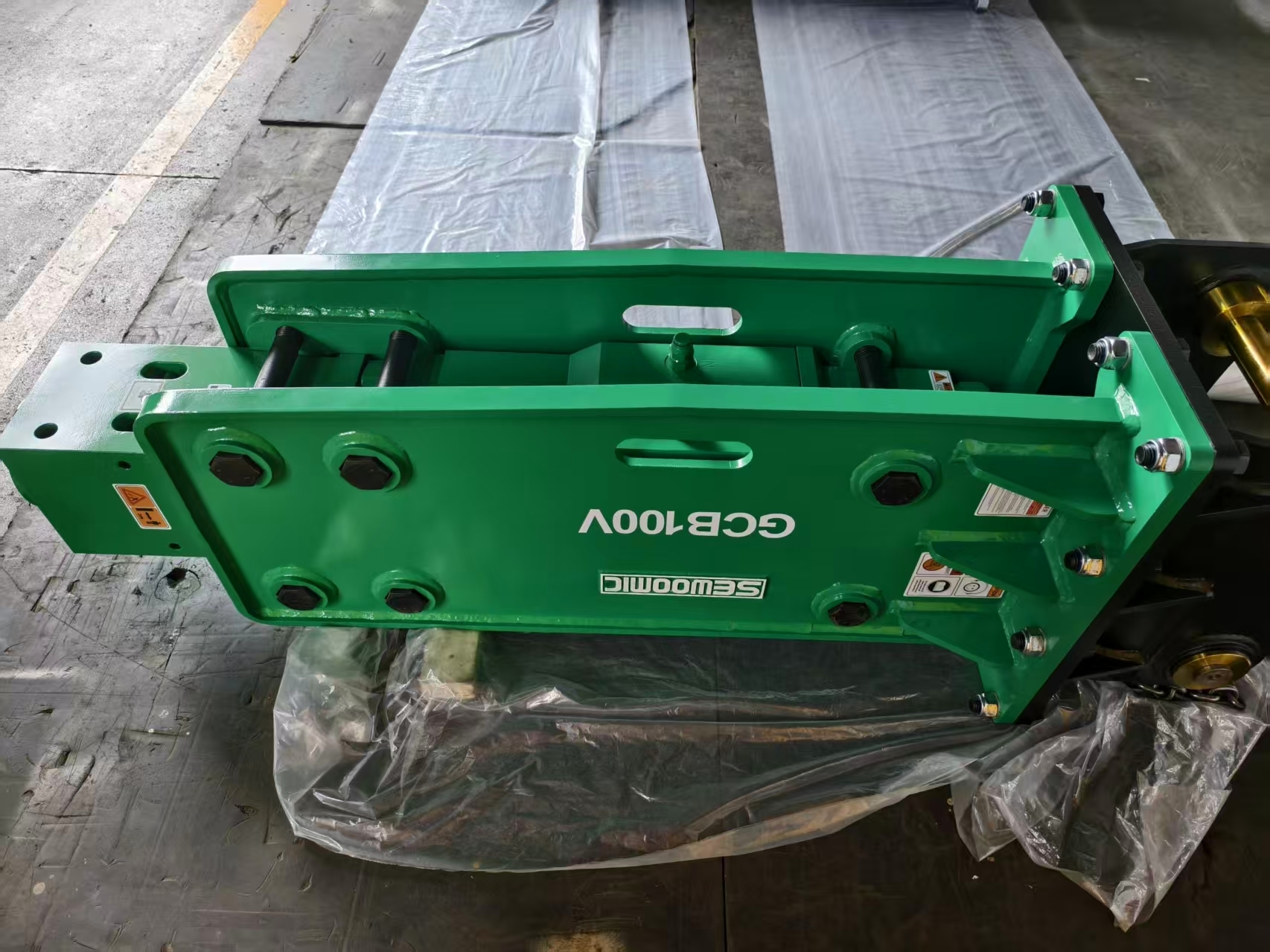 Top Type SB50 100mm Diameter Tool Hydraulic Breaker For 10 - 15 Ton ...